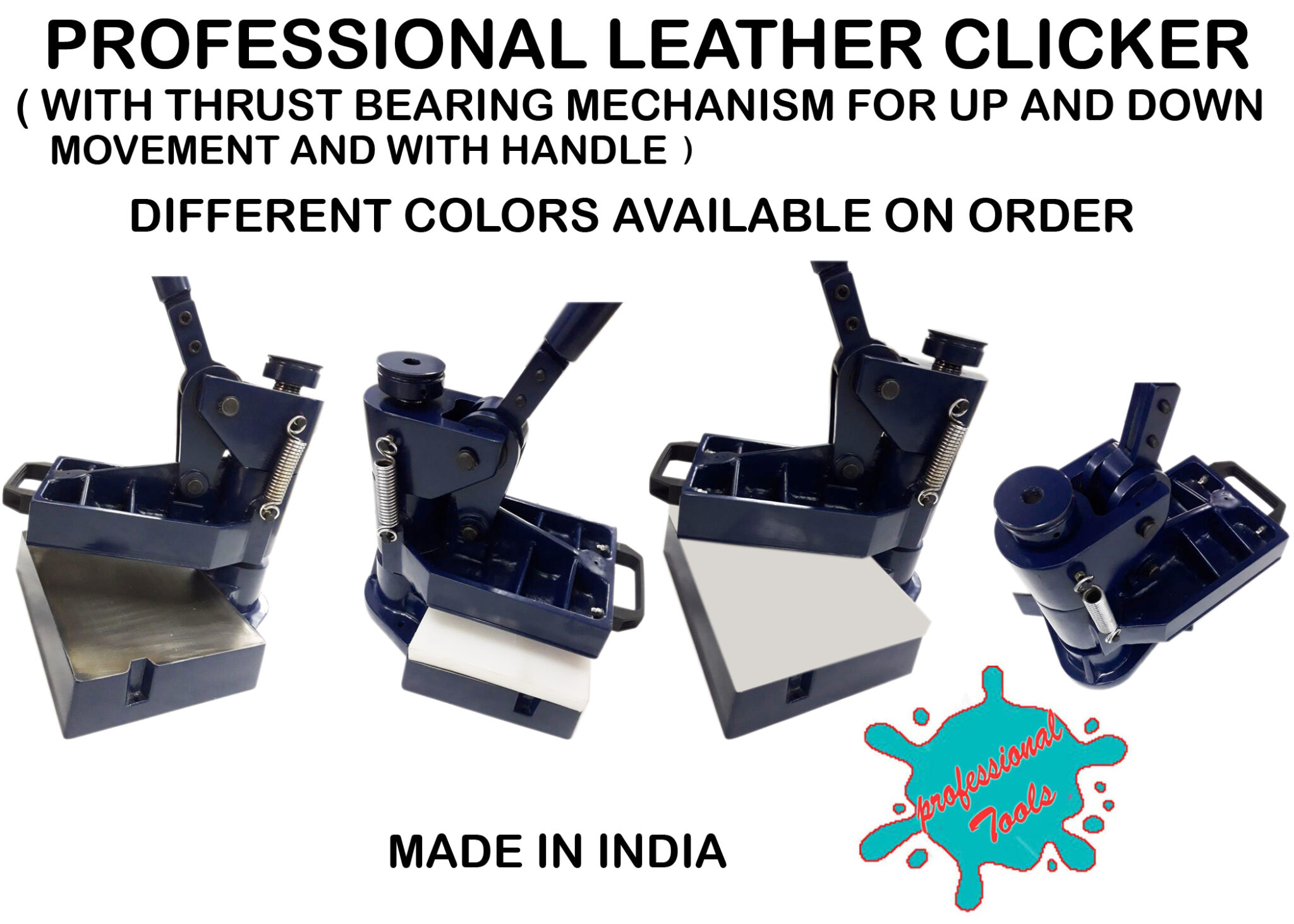 Manual Hand Clicker Machine To Cut Leather - BTI ENGINEERS