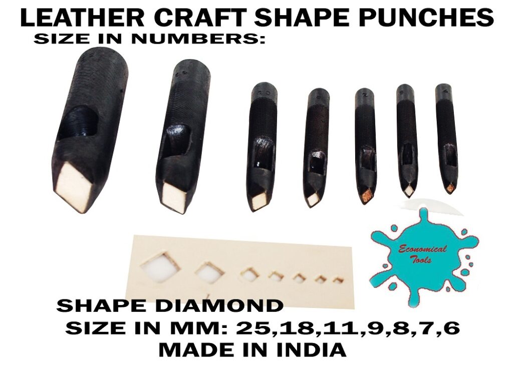 Leather Shape Cutting Punch-Diamond Design - BTI ENGINEERS