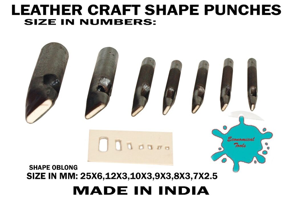Leather Shape Cutting Punch-Oblong Design - BTI ENGINEERS